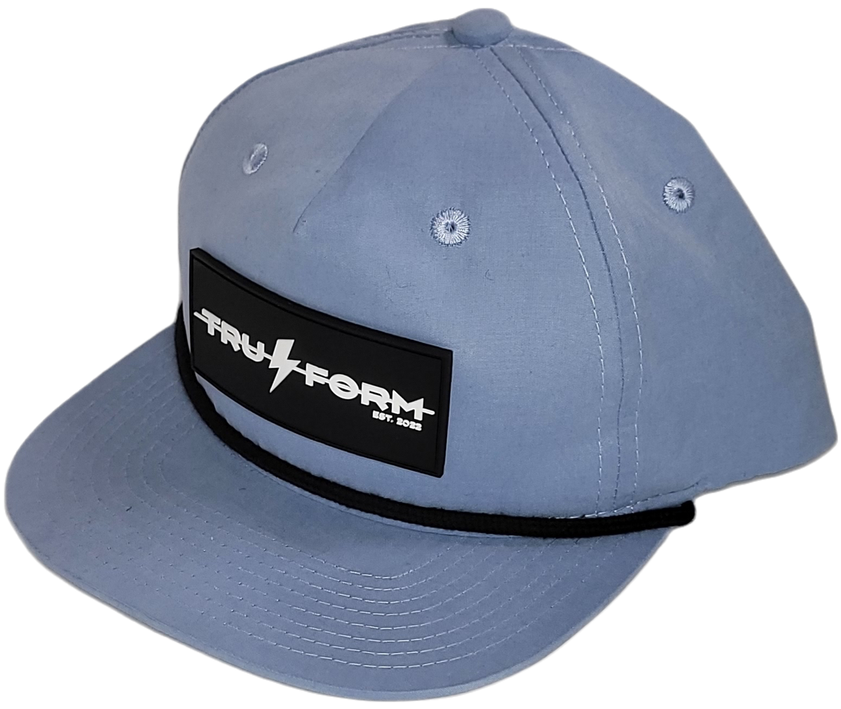 TRU-Form Flat Bill Rope Hat Snapback (BLUE/BLACK) – TruSource Distribution