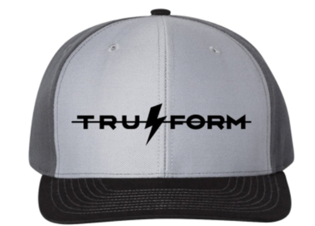 TRU-Form 2023 Premium Grey/Charcoal/Black Trucker Hat (Embroidered ...